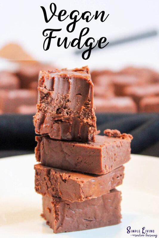 Easy Vegan Fudge - Simple Living. Creative Learning