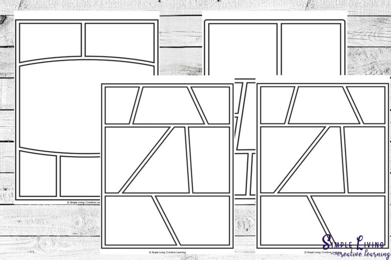 Comic Strip Templates - Simple Living. Creative Learning
