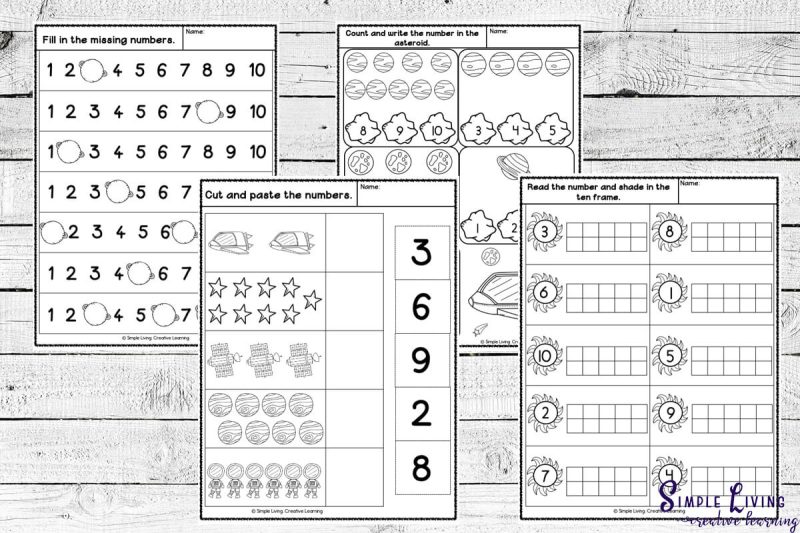 Counting to 10 Printables - Simple Living. Creative Learning