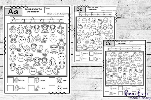 Alphabet I Spy Printables - Simple Living. Creative Learning