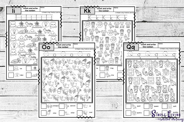 Alphabet I Spy Printables - Simple Living. Creative Learning