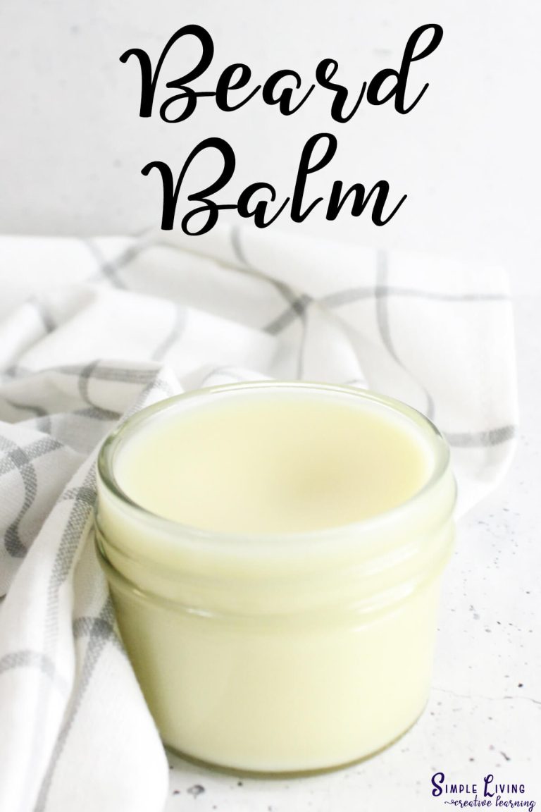Homemade DIY Beard Balm Recipe - Simple Living. Creative Learning