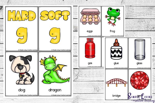 Hard G and C and Soft G and C Cards - Simple Living. Creative Learning