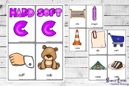 Hard G and C and Soft G and C Cards - Simple Living. Creative Learning