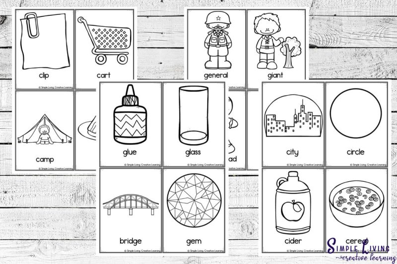 Hard G and C and Soft G and C Cards - Simple Living. Creative Learning