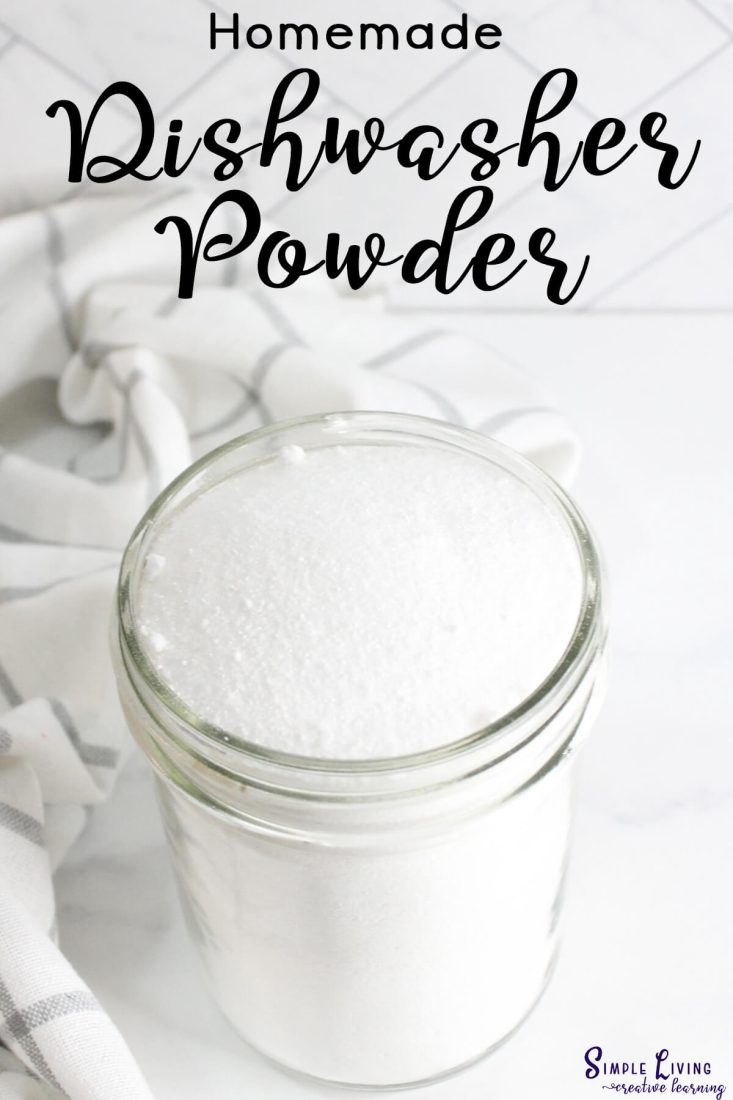 Homemade Dishwasher Powder - Simple Living. Creative Learning