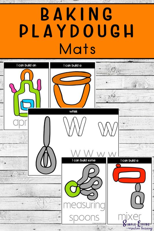 Baking Playdough Mats - Simple Living. Creative Learning