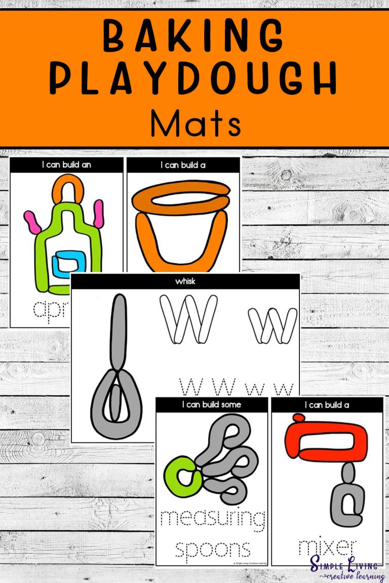 Baking Playdough Mats - Simple Living. Creative Learning