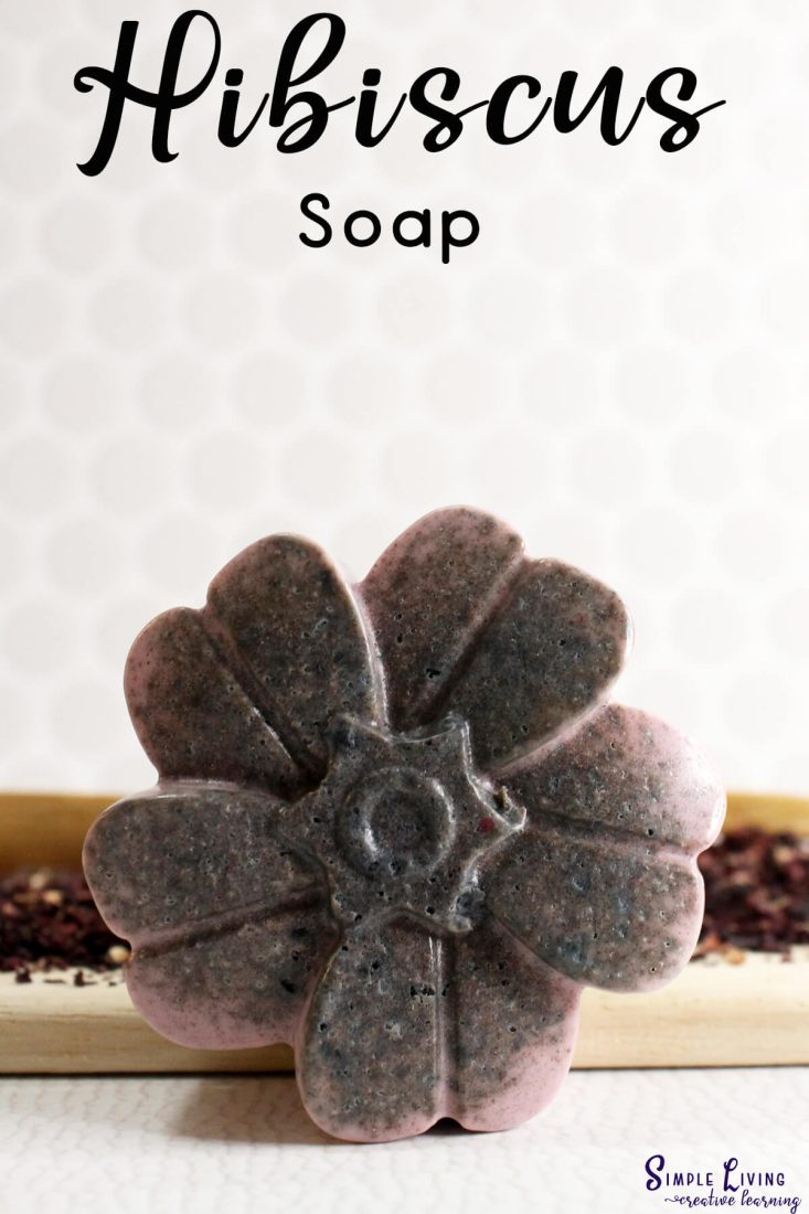 Homemade Hibiscus Soap - Simple Living. Creative Learning