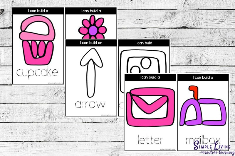 Valentines Playdough Mats - Simple Living. Creative Learning