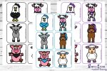 Farm Animals Colour Matching Cards - Simple Living. Creative Learning