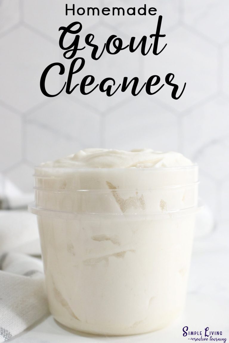 Homemade Natural Grout Cleaner - Simple Living. Creative Learning