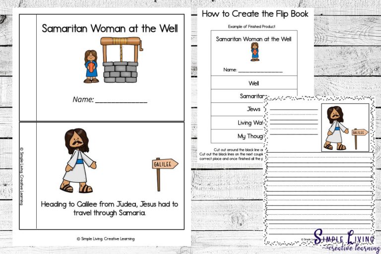 The Samaritan Woman at the Well Printables - Simple Living. Creative ...