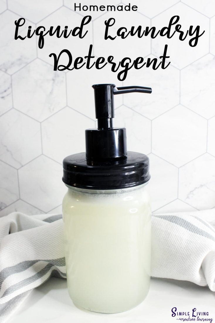 Homemade Liquid Laundry Detergent - Simple Living. Creative Learning