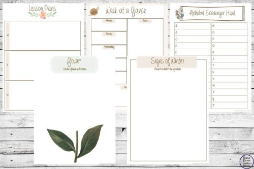 Printable Nature Journal - Simple Living. Creative Learning