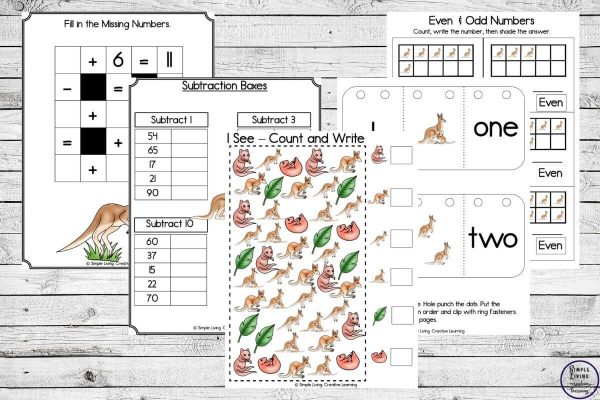 Kangaroo Life Cycle Printables - Simple Living. Creative Learning
